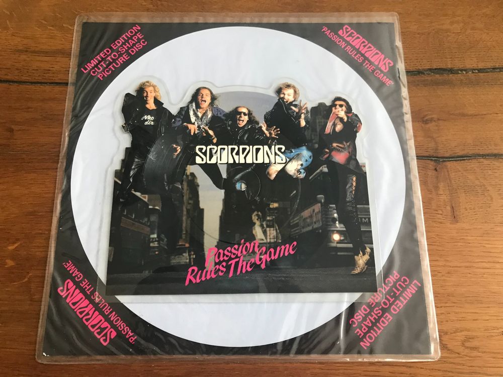 SCORPIONS - Passion Rules The Game - Limited Shape Picture | Kaufen auf ...