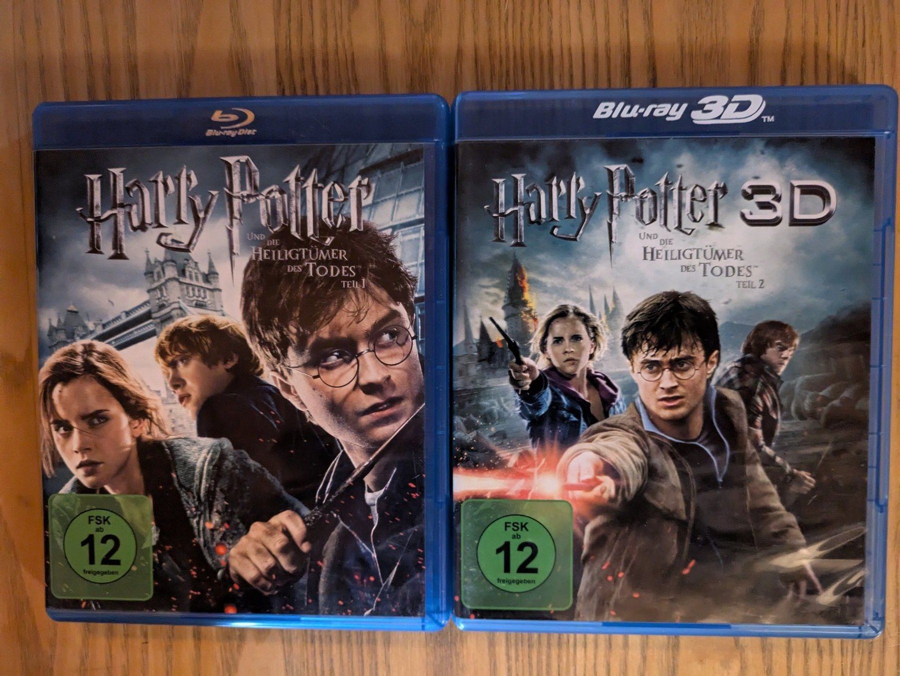 Harry Potter Blu-ray/3D, Heiligtümer des Todes, Teil 1+2 (Gebraucht) in ...