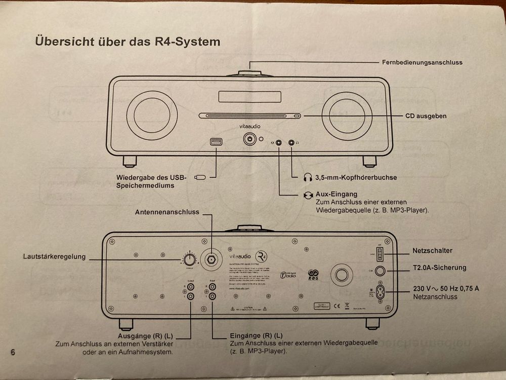 Ruark Vita Audio R4i DAB+ * Klavierlack Schwarz *** (Defekt) in Luzern ...