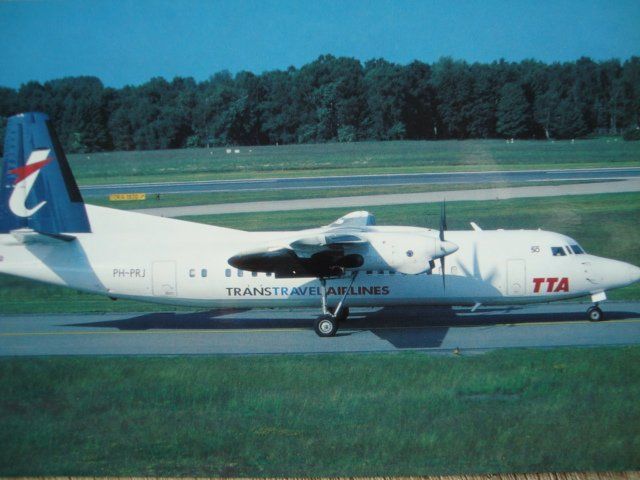 TTA Trans Travel Airlines Fokker F-50 PH-PRJ (Neu und originalverpackt ...