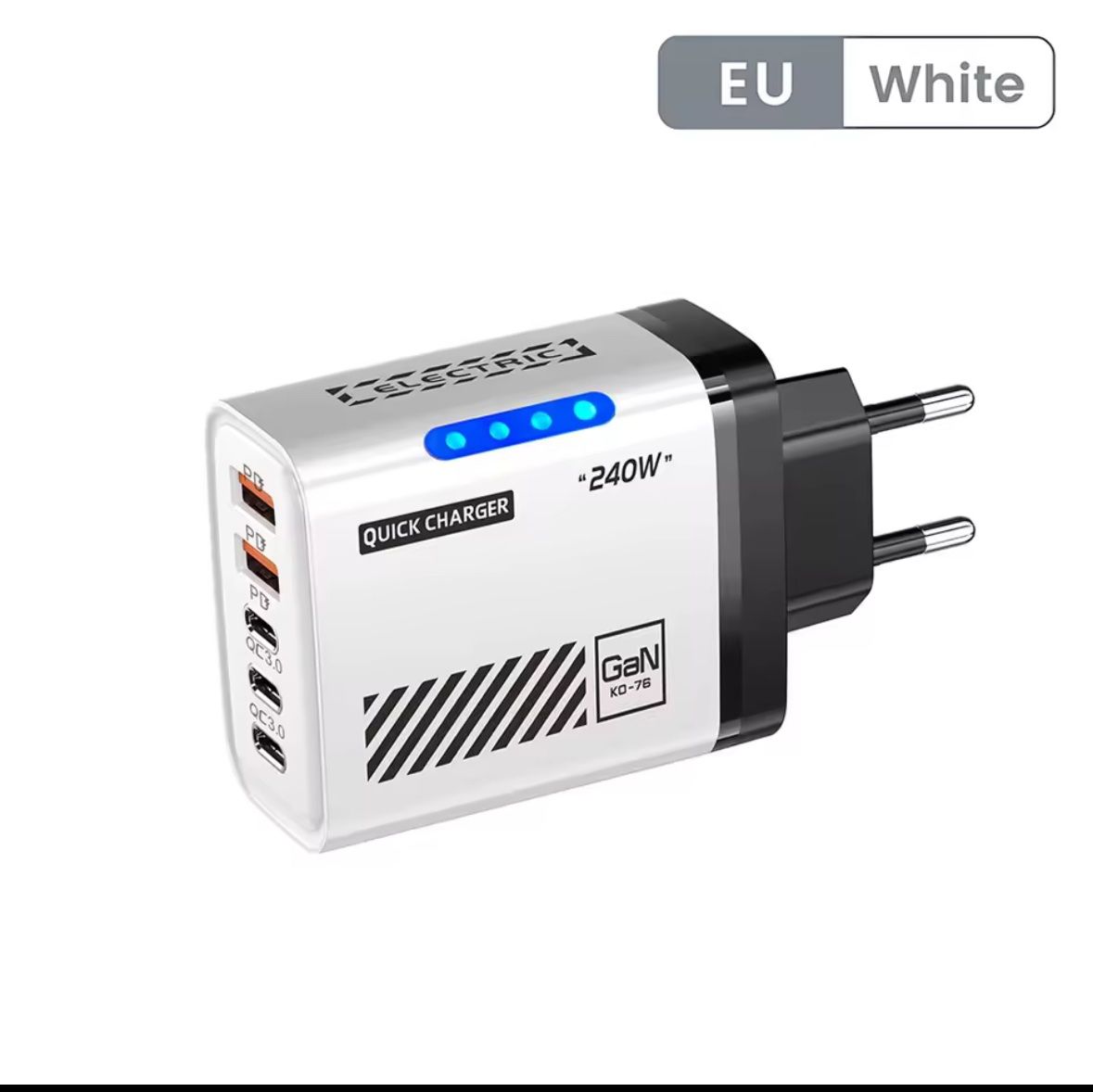 240W USB-C Schnelllader mit 5 Ports. Gelb (Neu und originalverpackt) in ...