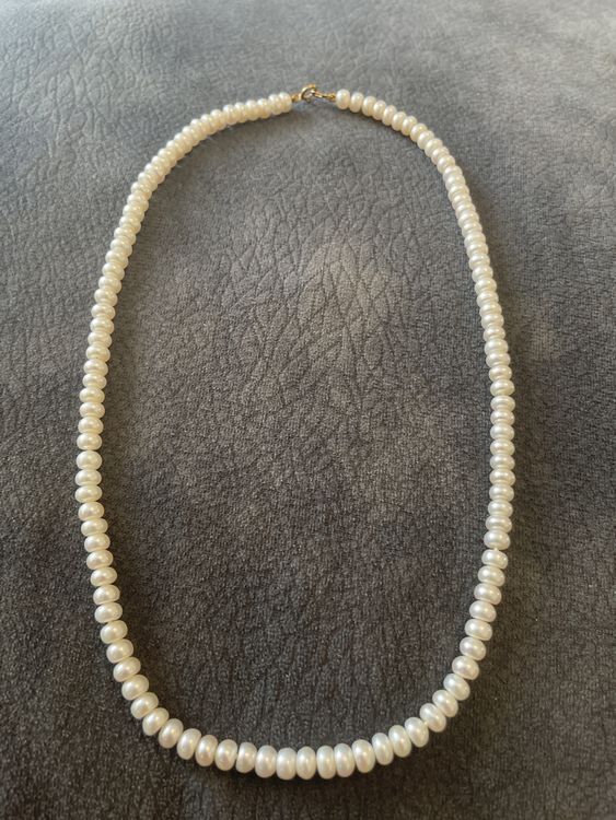 Collier perle avec fermoir en or 18 carats (D'occasion) à Montreux pour ...