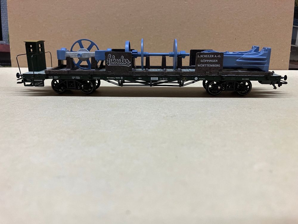 Märklin 48001 Rungenwagen m. Bremserhaus der K.W.Sts.E., H0 | Kaufen ...