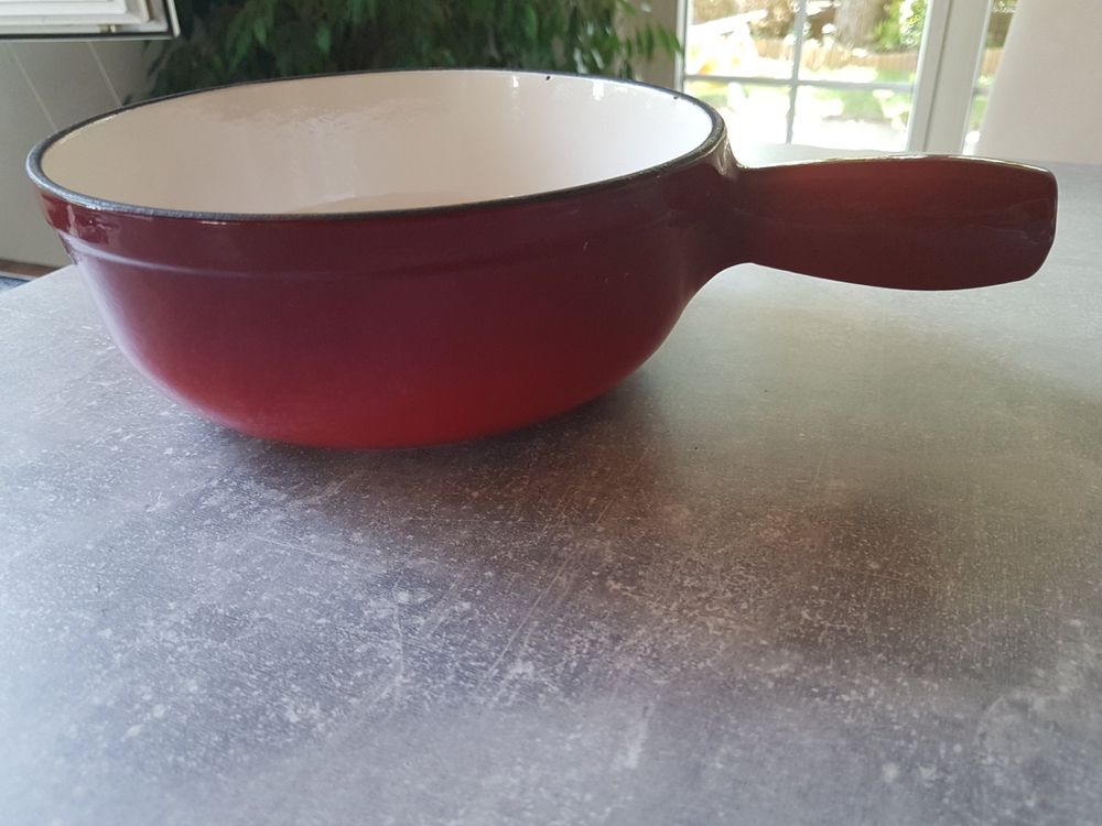 Caquelon à fondue en fonte diamètre 20 cm | Kaufen auf Ricardo