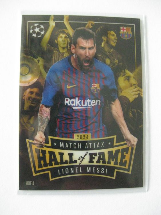 MATCH ATTAX Saeson 24/25 / HALL OF FAME Nr: HOF4 / L. Messi (Neu ...