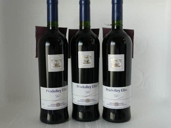 3 Flaschen Prado Rey Elite Ribera del Duero 2001... (Neu und ...