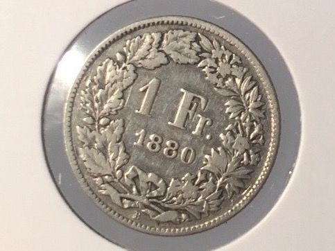 1 Franken 1880 | Kaufen auf Ricardo