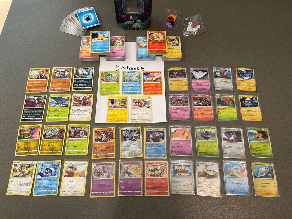 Pokemon 389 Karte XXL Set Deutsche Sammlung glänzende Karten (Neu ...