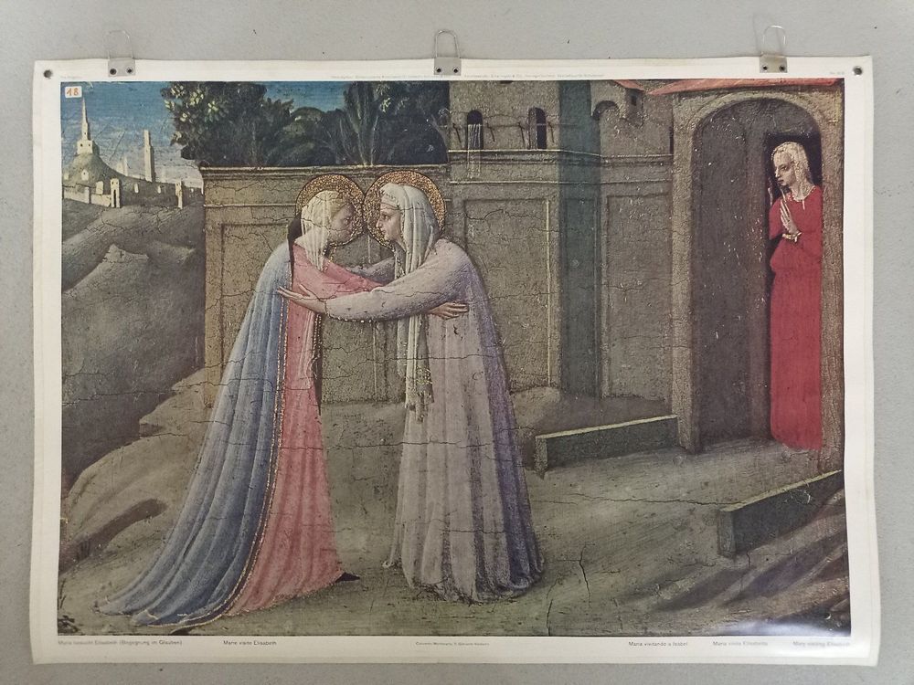Schulwandbild 16B Maria besucht Elisabeth (Begegnung im ...) (Gebraucht ...