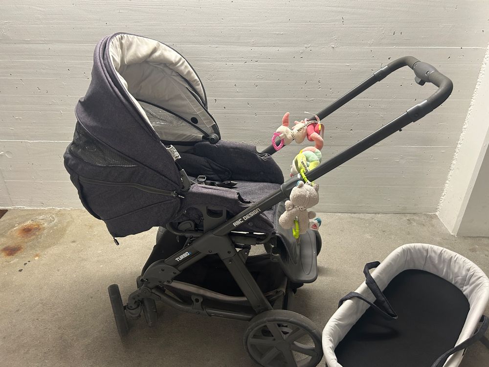 ABC Design Turbo 6 Kinderwagen mit Tragewanne & Zubehör! (Gebraucht) in ...