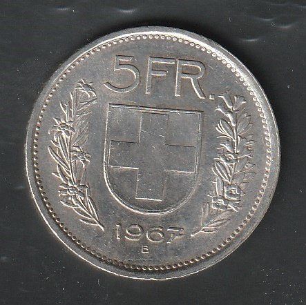5 Fr. 1967 3 Sterne vor Gesicht (Gebraucht) in Rorschacherberg für CHF 40 – mit Lieferung auf ...