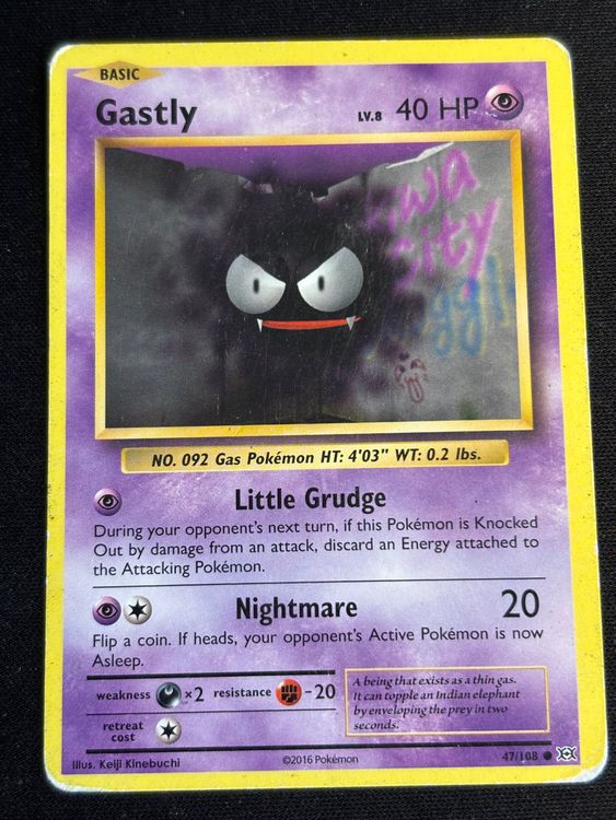 Pokemon Gastly - Evolutions 47/108 - English (D'occasion) à Bern pour ...