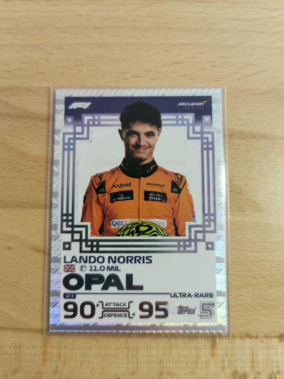 Formel 1 Topps 2024 - Norris - LE5 Opal - Ultra-Rare (Neu (gemäss ...
