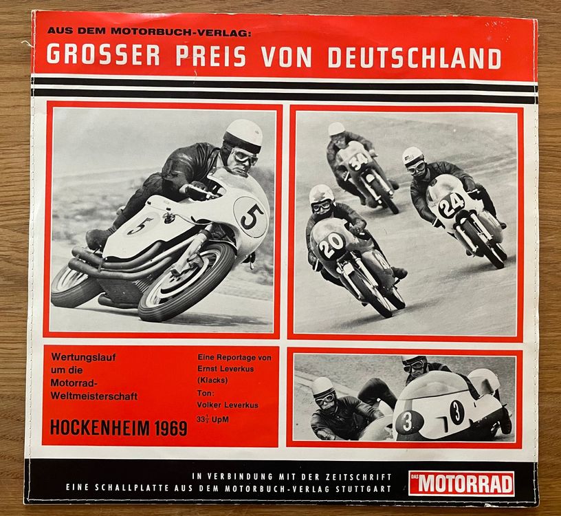 10'', Grosser Preis von Deutschland, Wertungslauf zu WM 1969 (Gebraucht ...