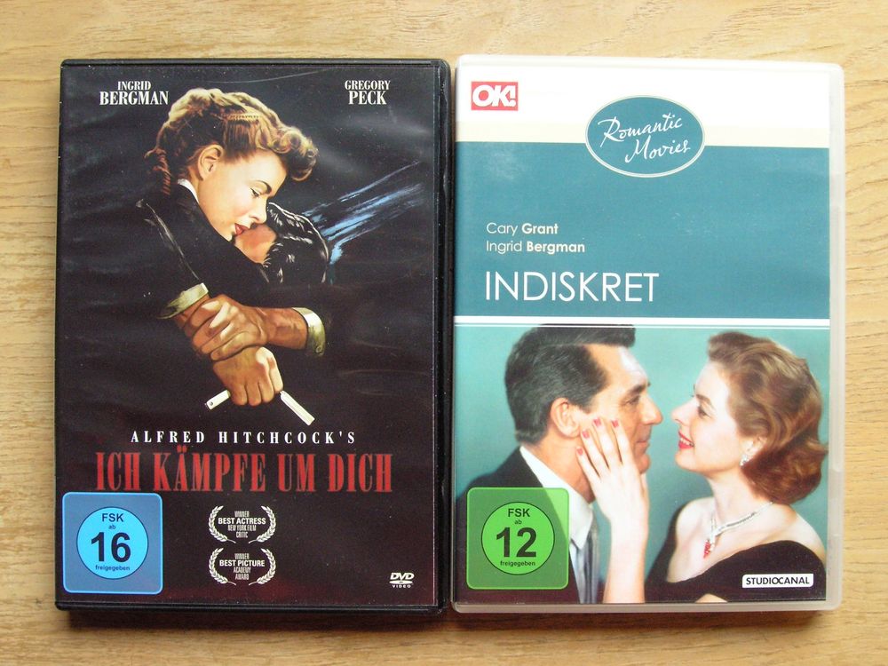 INGRID BERGMAN 2 DVD Set /INDISKRET & ICH KÄMPFE UM DICH (D'occasion) à ...