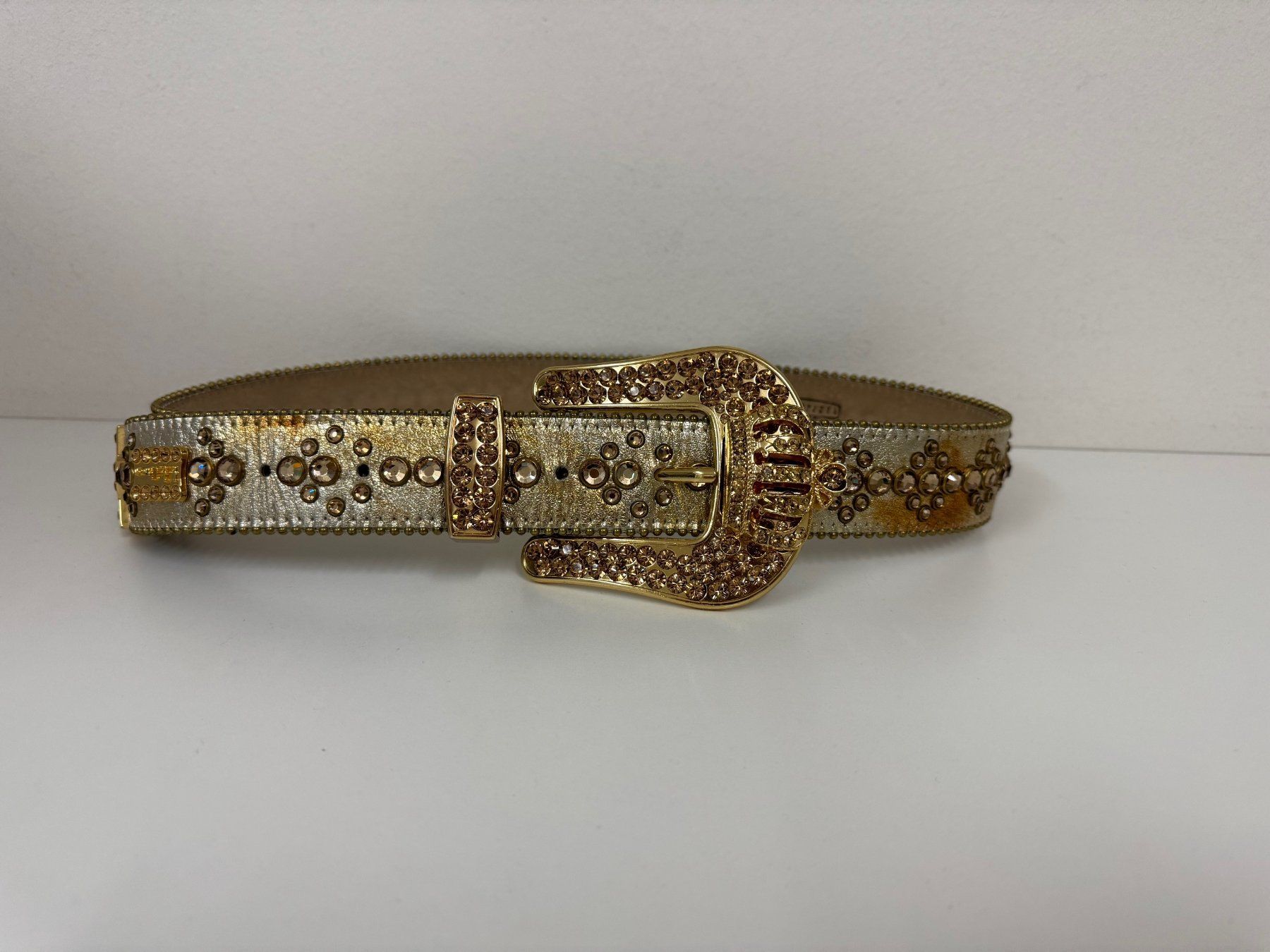 BB Simon-Gürtel mit Strassteinen in Gold (Gebraucht) in St. Gallen für ...
