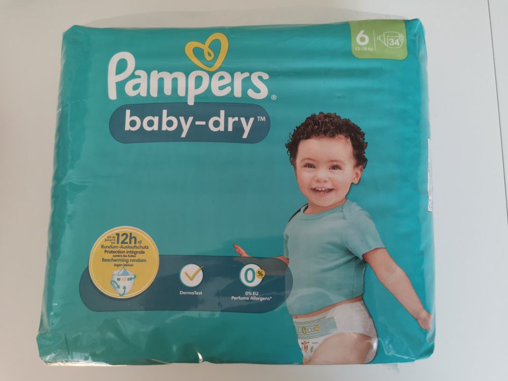 Pamper baby-dry Grösse 6 | Kaufen auf Ricardo