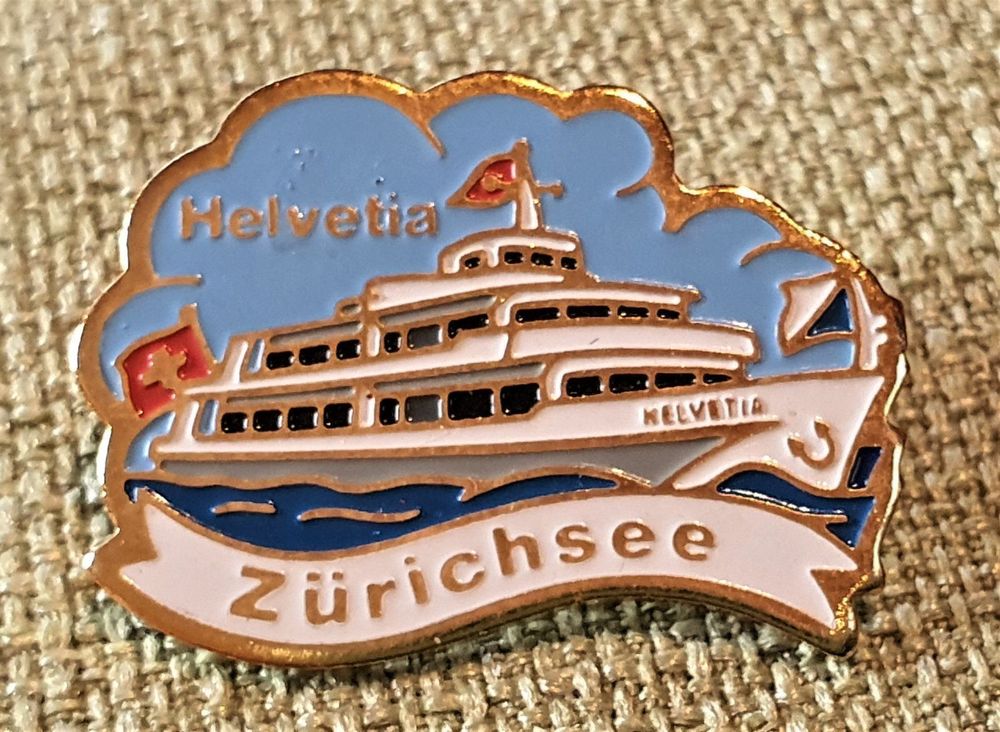 E989 - Pin Schiff Helvetia Zürichsee | Kaufen auf Ricardo