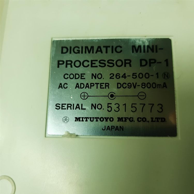 Mitutoyo DP-1 Digimatic MINI processor (Gebraucht) in Fehraltorf für ...