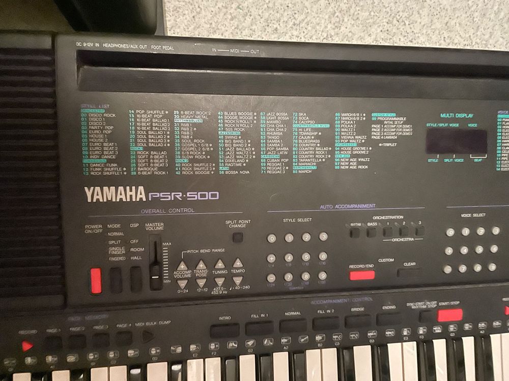 YAMAHA PSR-500 Keyboard (Gebraucht) in Degersheim für CHF 60 – nur ...