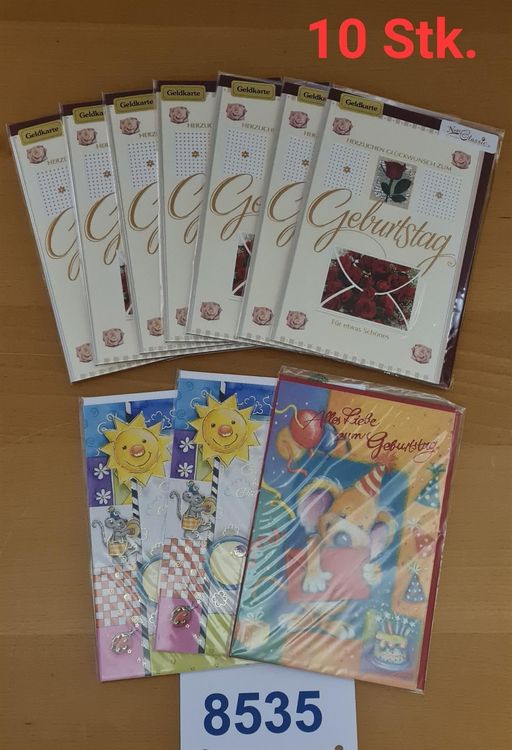 10 Karten komplett NEU wie auf Foto (Neu und originalverpackt) in Wolfhalden für CHF 1 – mit ...