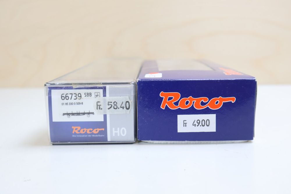 ROCO SBB Armee 2 x Wagen + Militärfahrzeuge 66739 / 66682 (Gebraucht ...