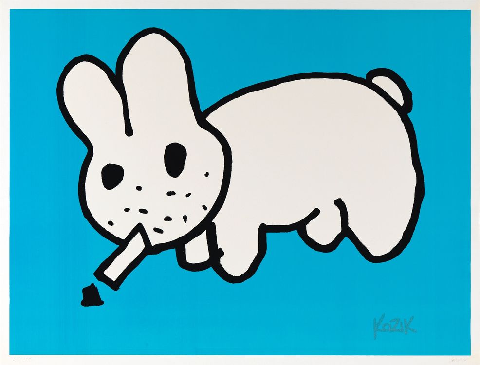 FRANK KOZIK - "SMORKIN’ LABBIT" RABBITS - SET (Neu (gemäss Beschreibung ...