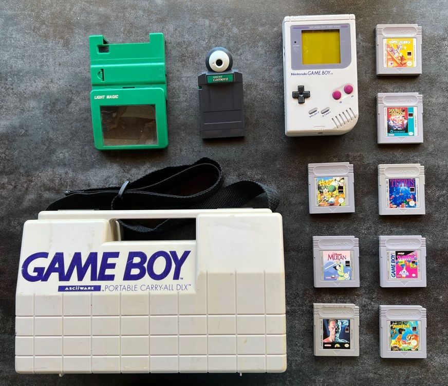 Nintendo Game Boy classic mit sehr viel Zubehör und Spielen | Kaufen ...