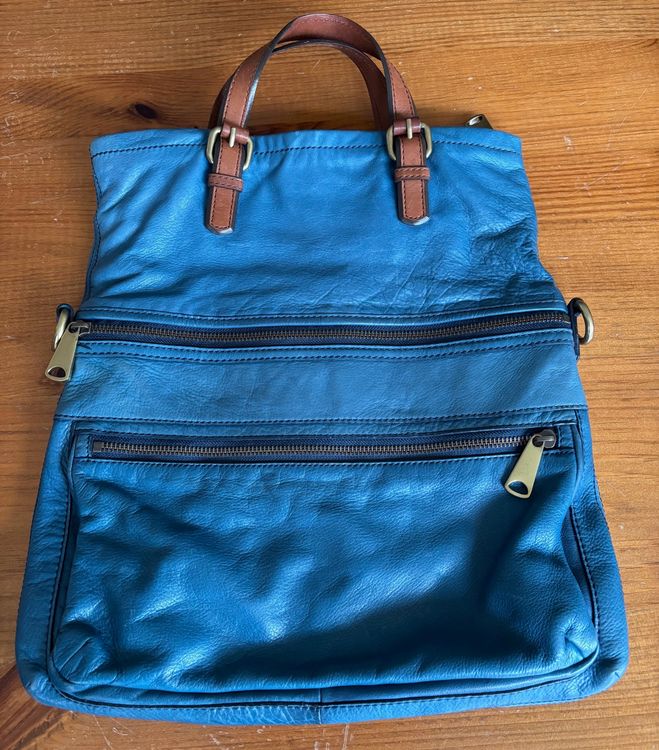 Fossil Tasche Explorer Large Distressed Messenger Crossbody (Gebraucht ...