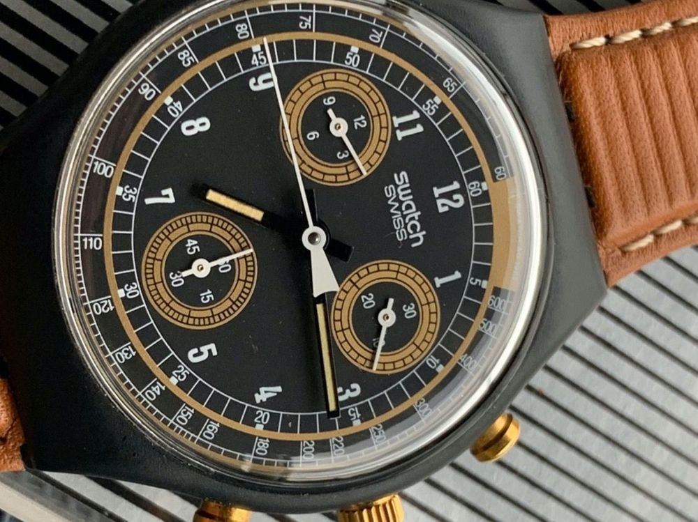 SWATCH *CHRONO *SCB104*SAND STORM*VAR.*OHNE*KMH*RAR*1990 | Kaufen auf ...