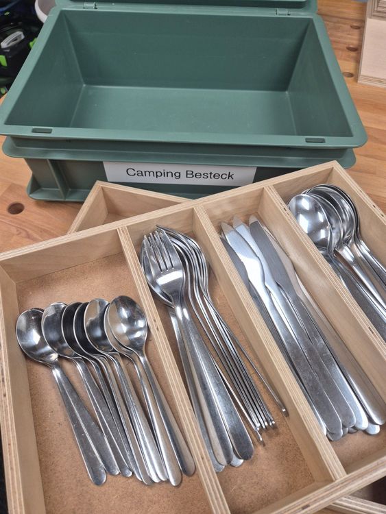 Camping Besteck in Rako-Box (Gebraucht) in Pfungen für CHF 25 – mit ...