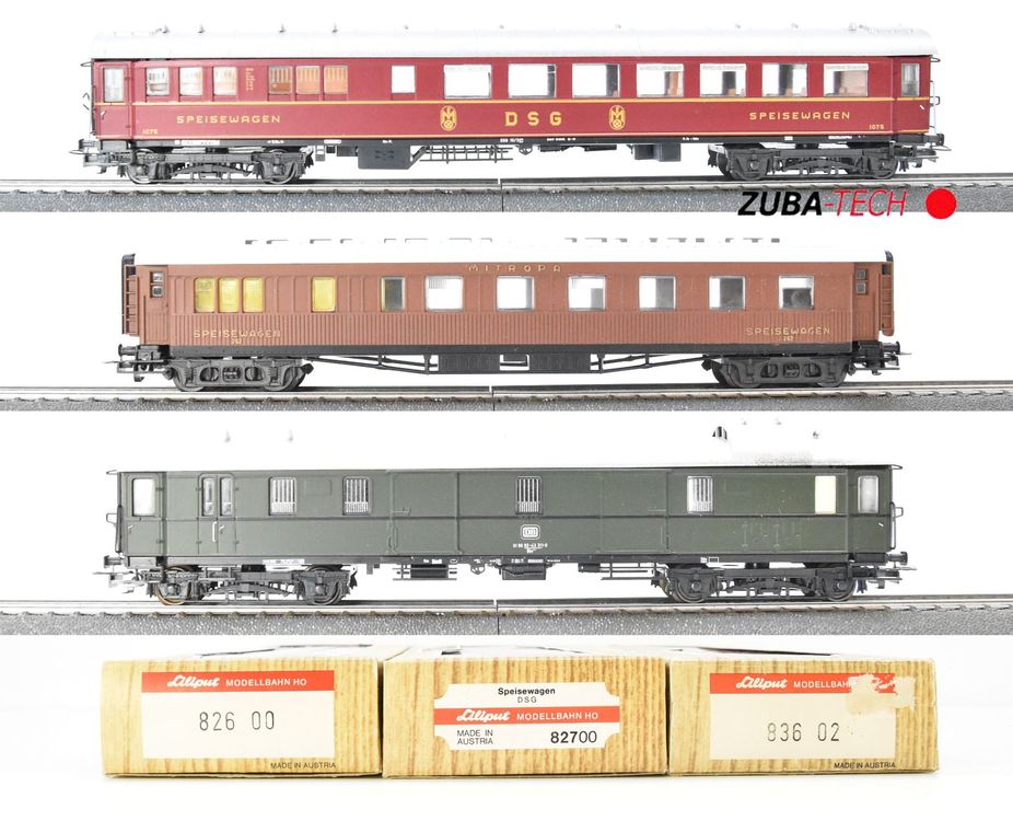 Liliput 3x Personenwagen der DB H0 GS mit OVP (Gebraucht) in St. Gallen für CHF 23 – mit ...