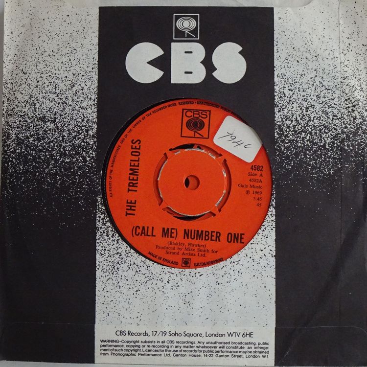 Tremeloes – Call Me Number One (Gebraucht) in Muhen für CHF 1.1 – mit ...