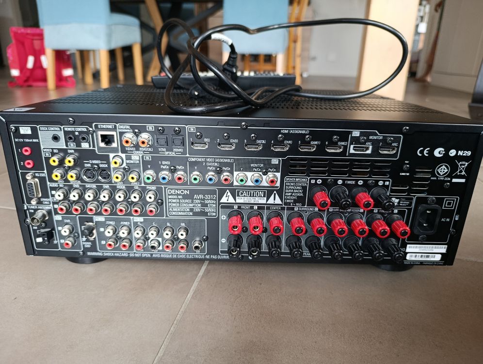 Denon AVR-3312CI 7.2 AV Receiver - with Audyssey microphone (Gebraucht ...