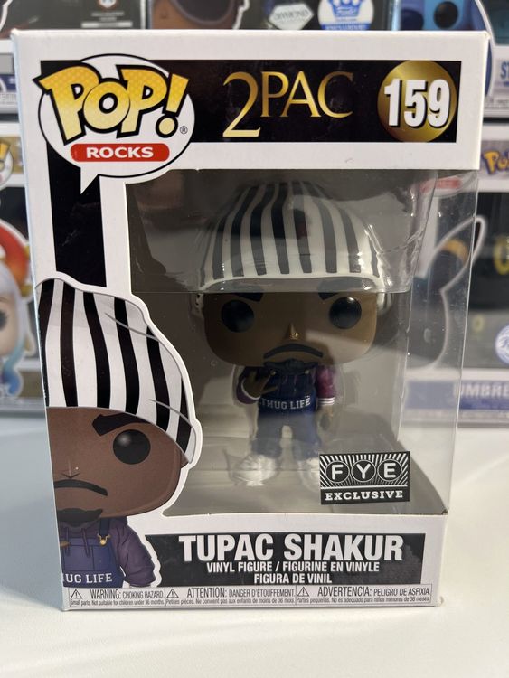 Funko POP! Rocks 2Pac Tupac Shakur (Thug Life Overalls) (Neu und ...