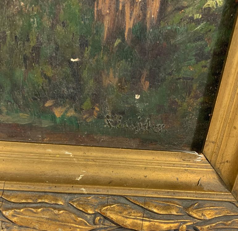 Fritz Schider ( 1846-1907) Ruine Gemälde (Gebraucht) in Root für CHF ...