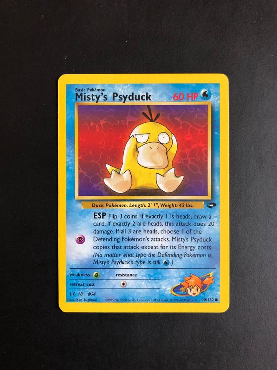Gym Challenge Misty’s Psyduck 90/132 Ab 1 (Gebraucht) in Paradiso für ...