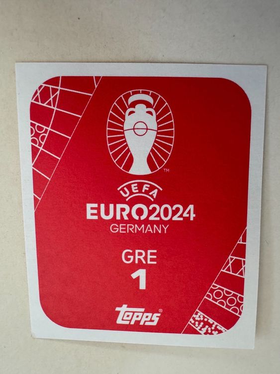 TOPPS EM 2024 / GRE 1 - WAPPEN - GOLD! | Kaufen auf Ricardo
