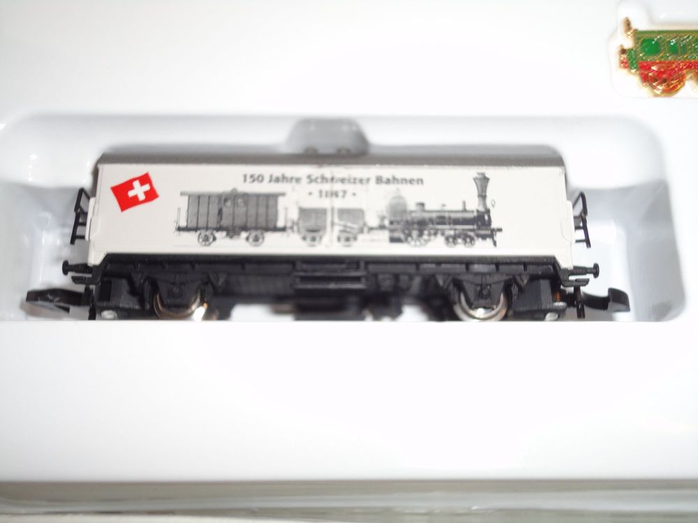 Güterwagen "150 Jahre Schweizer Bahnen" Märklin Spur Z | Kaufen auf Ricardo
