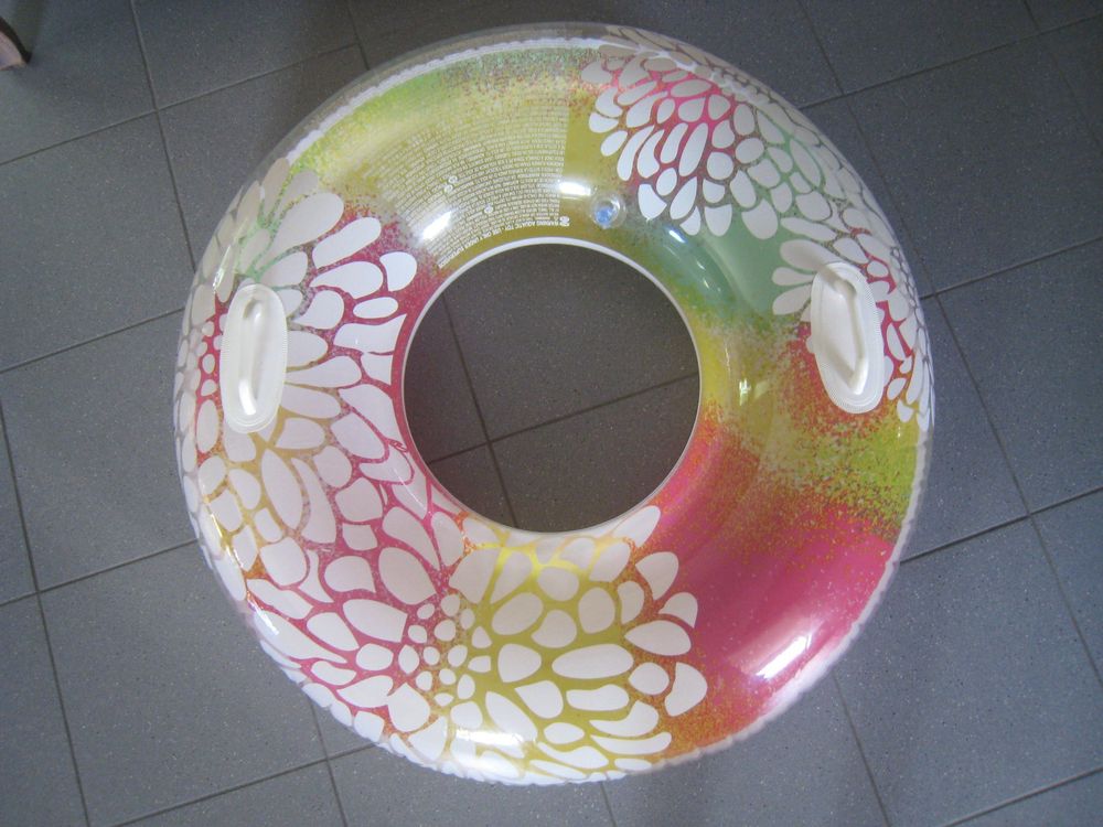 Badering Schwimmring 1 Meter mit Griffen (Neu und originalverpackt) in ...