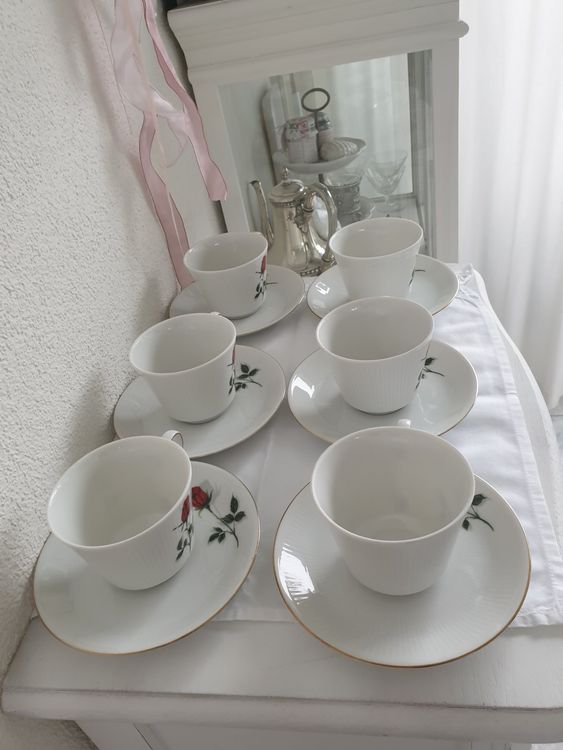 Kaffeetassen Kaffeeservice Mitterteich Bavaria Rosen (Gebraucht) in Gossau ZH für CHF 39 – mit ...