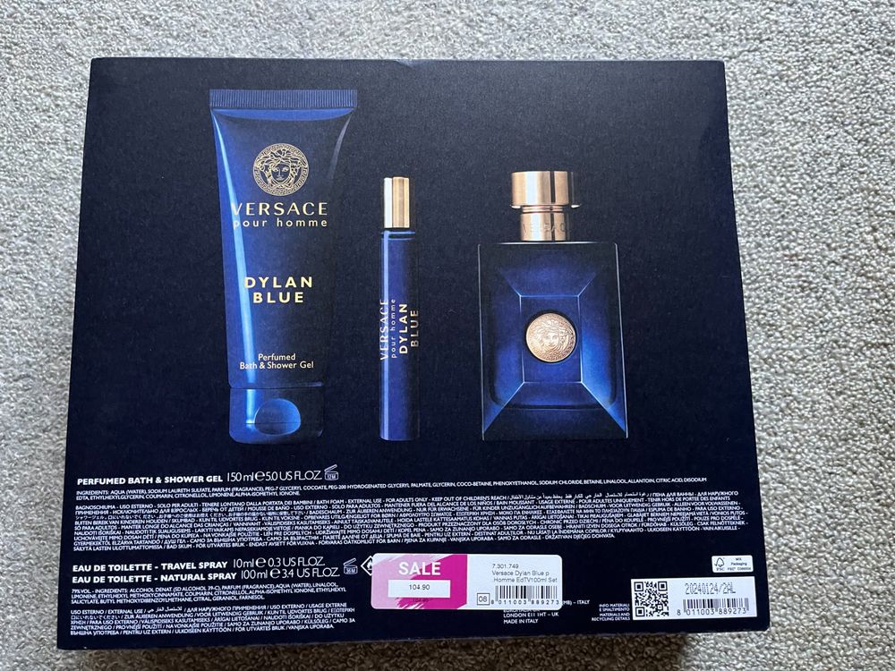 Versace Dylan Blue Pour Homme Geschenkset für Herren (Neu und ...