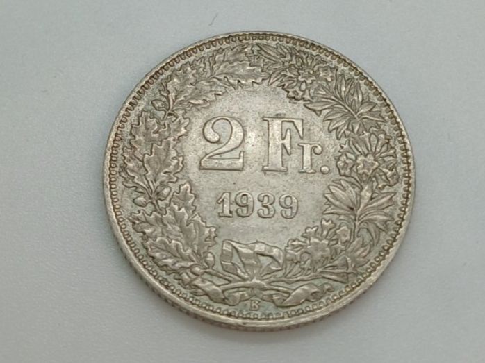 CH Silber 2 Franken 1939 vorzüglich (Gebraucht) in Muralto für CHF 16 – mit Lieferung auf ...