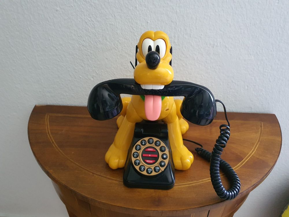 Pluto Walt Disney Telefon animiert Reklame Retro (Gebraucht) in ...