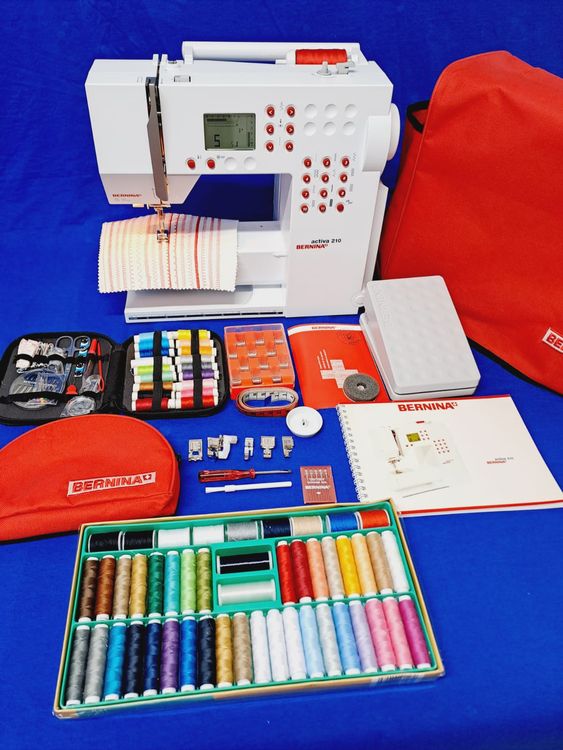BERNINA ACTIVA 210 WIE NEU GARANTIE3 MONATE FRISCH REVIDIERT (Gebraucht ...
