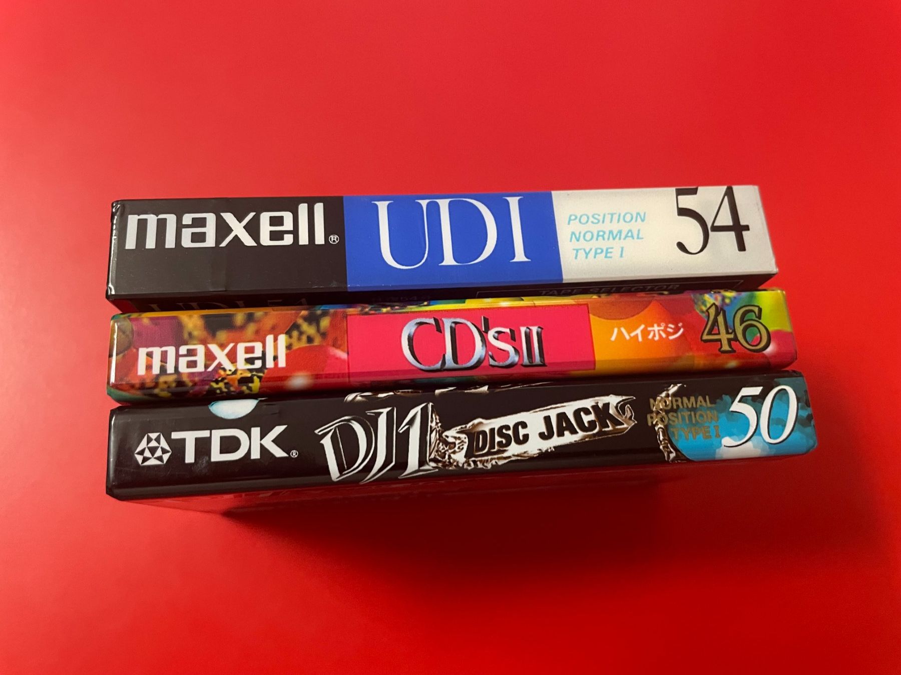 3 x MAXELL und TDK Audio Kassetten Type I/II als Konvolut (Neu und ...