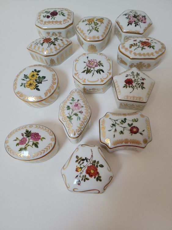 Sammlung Josephine's Rose Garden Porzellan Dosen (Gebraucht) in ...