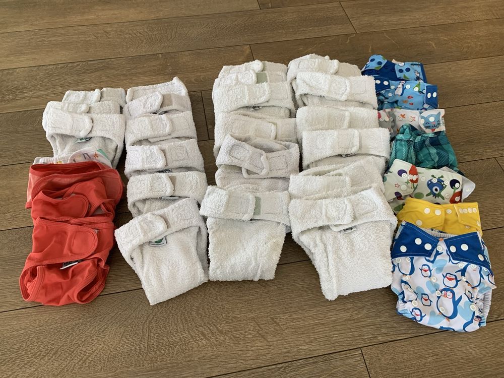 Grand lot de couches lavables Little Lamb – Tailles 1 & 2 (D'occasion ...