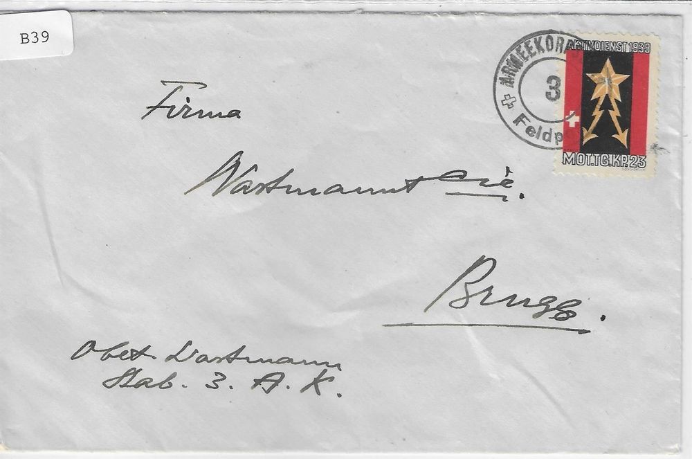 Brief Mot. TG. Kp. 23 | Kaufen auf Ricardo