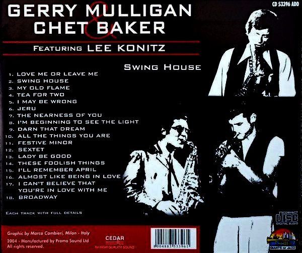 Chet Baker, Gerry Mulligan, Lee Konitz, Larry Bunker, Smith | Kaufen auf Ricardo